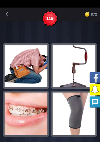4 Pics 1 Word Level 115 Answer - Daily Puzzle Answers